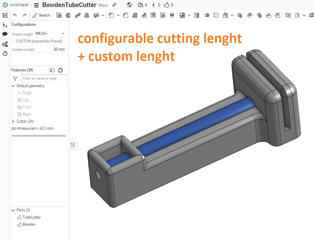 PTFE Cutting Jig Configurable by dodasch | Download free STL model ...