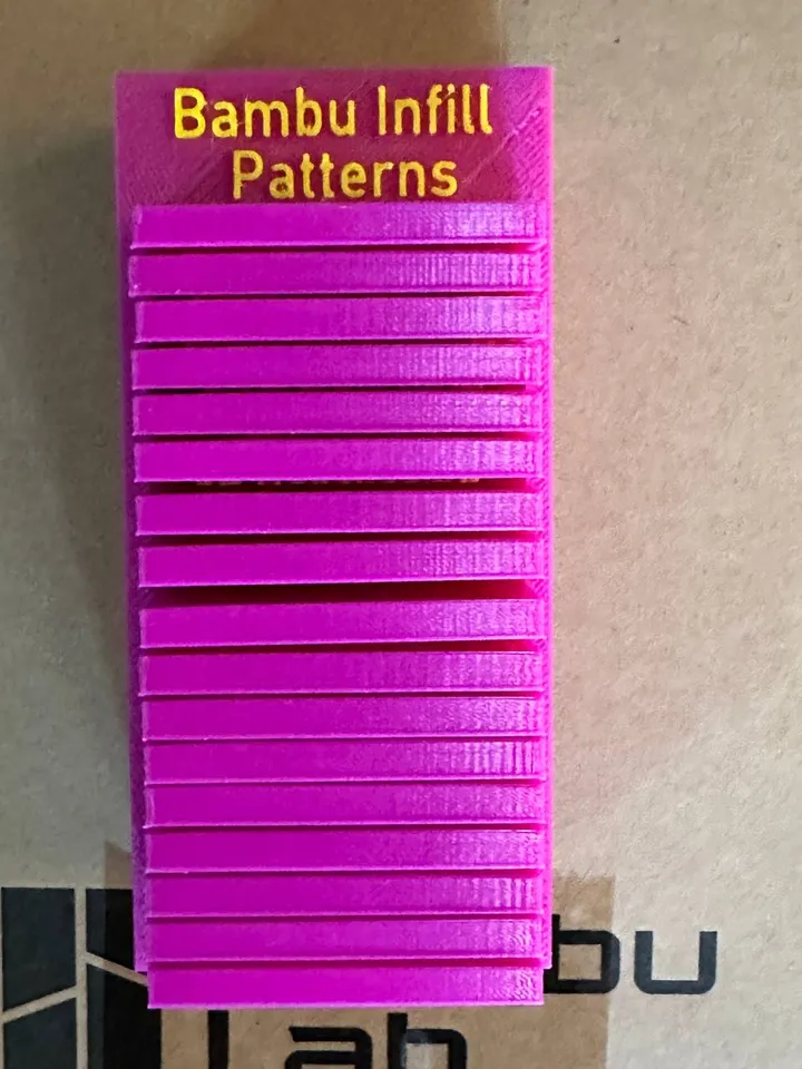 Bambu Studio Infill Patters by Gomjaba | Download free STL model ...