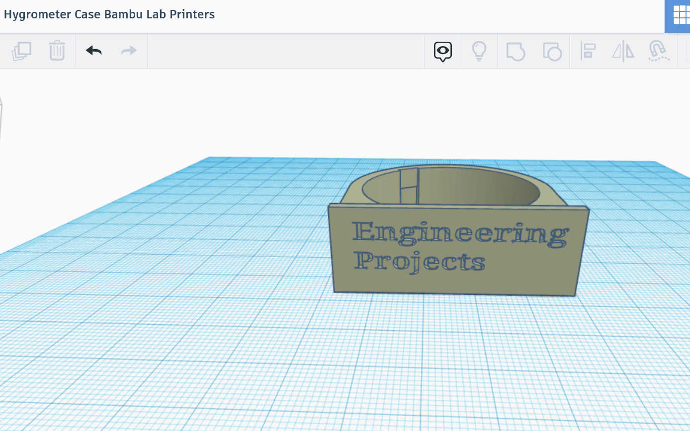 Hygrometer Case Bambu Lab Printers X1C -- P1P - P1S by Engineering ...