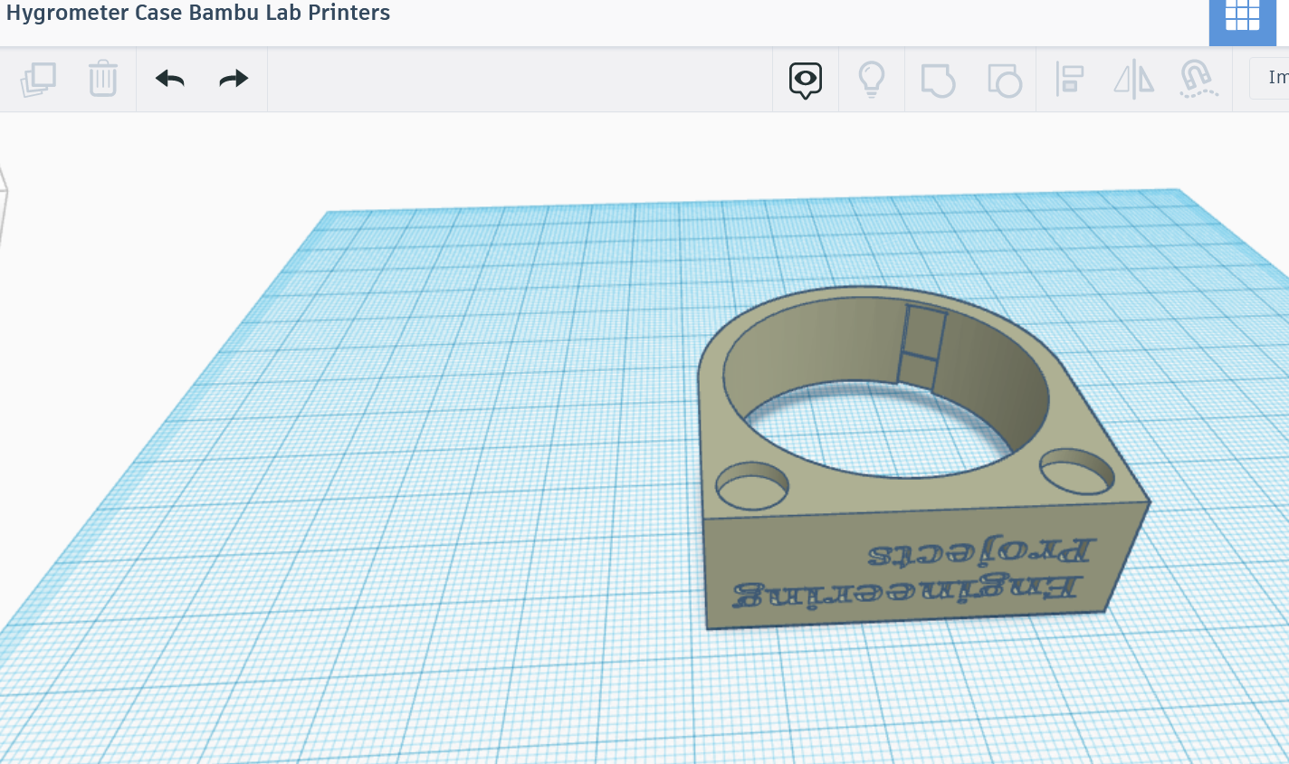 Hygrometer Case Bambu Lab Printers X1C -- P1P - P1S by Engineering ...