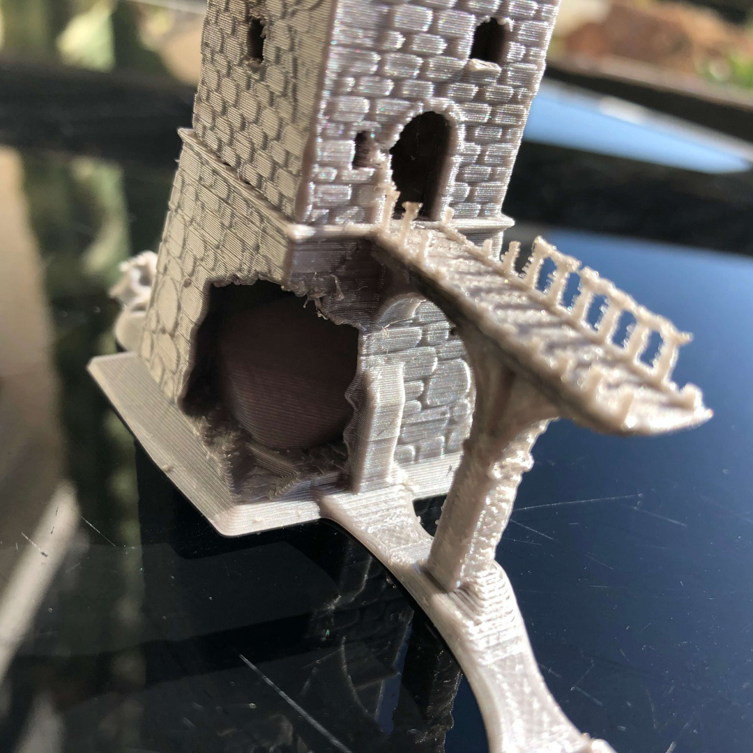 Lake Ruins Dice Tower by MiniWorld3D | Download free STL model ...