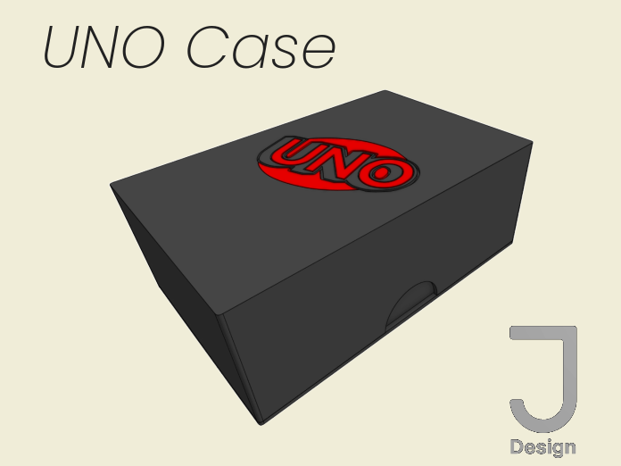 UNO Cards Case by J Design | Download free STL model | Printables.com