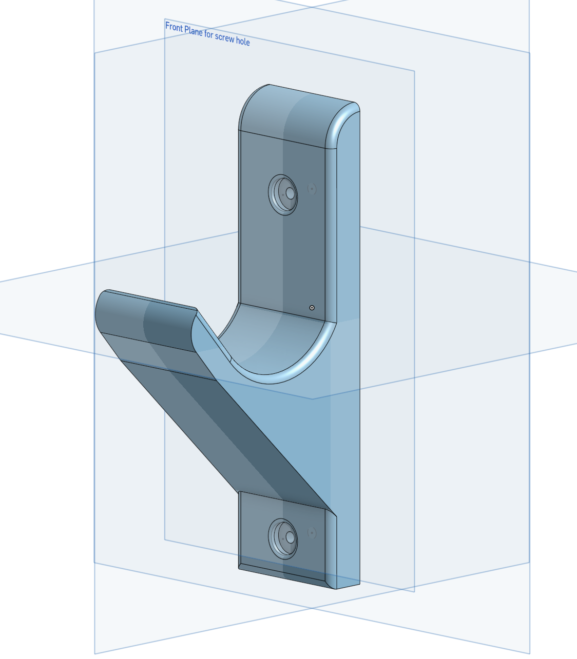 Large Heavy Duty Wall hook by 141 | Download free STL model ...