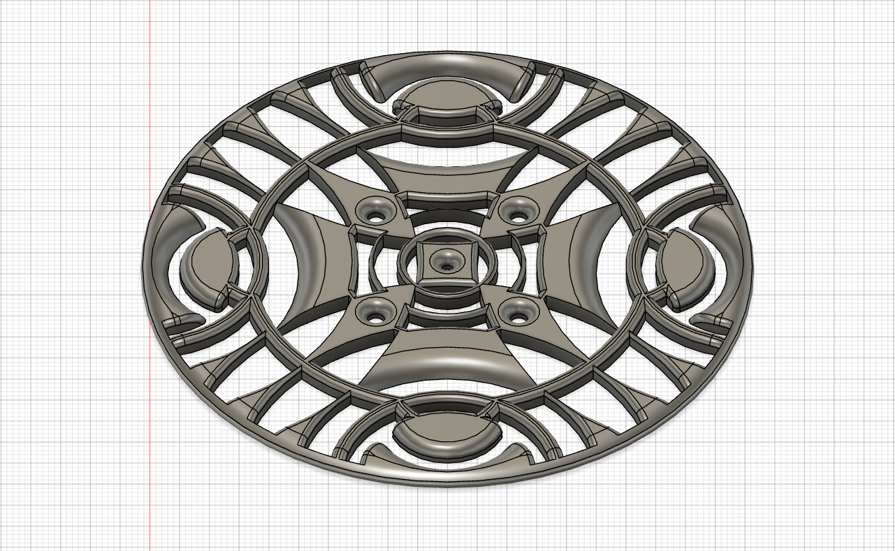 Detailed coaster by Diana P | Download free STL model | Printables.com