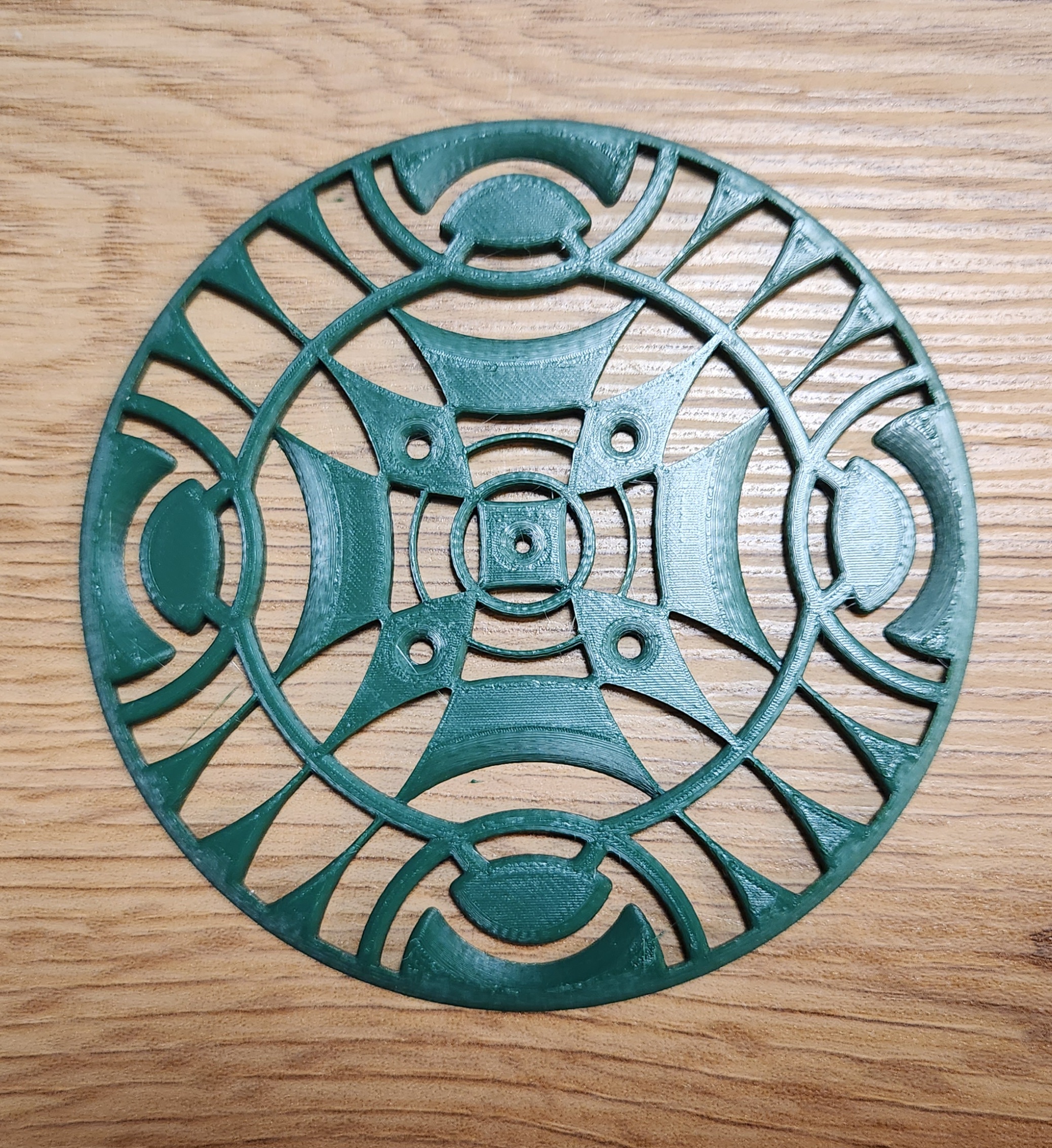 Detailed coaster by Diana P | Download free STL model | Printables.com