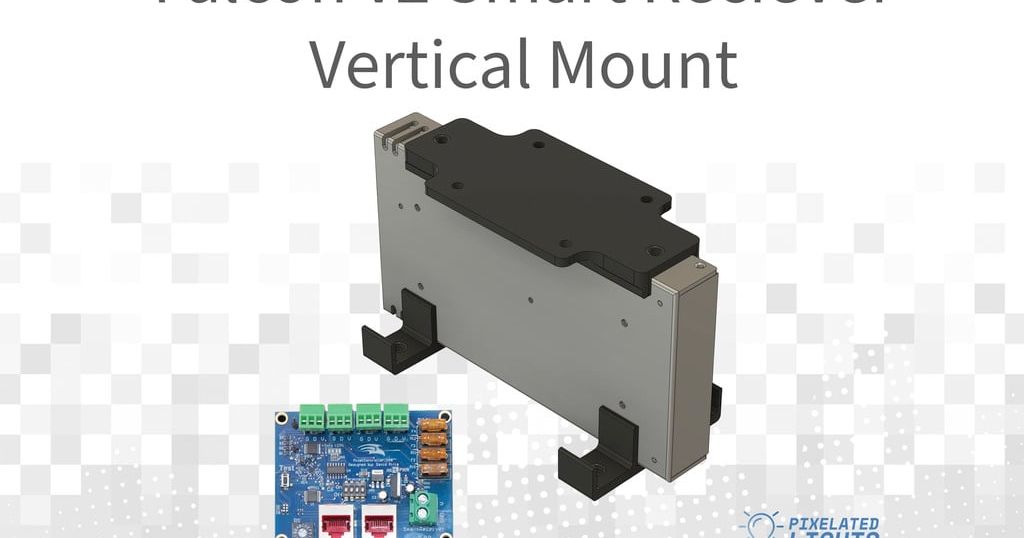 Falcon - v2 Smart Receiver - Vert PSU Mount by Derik Whittaker | Download free STL model ...