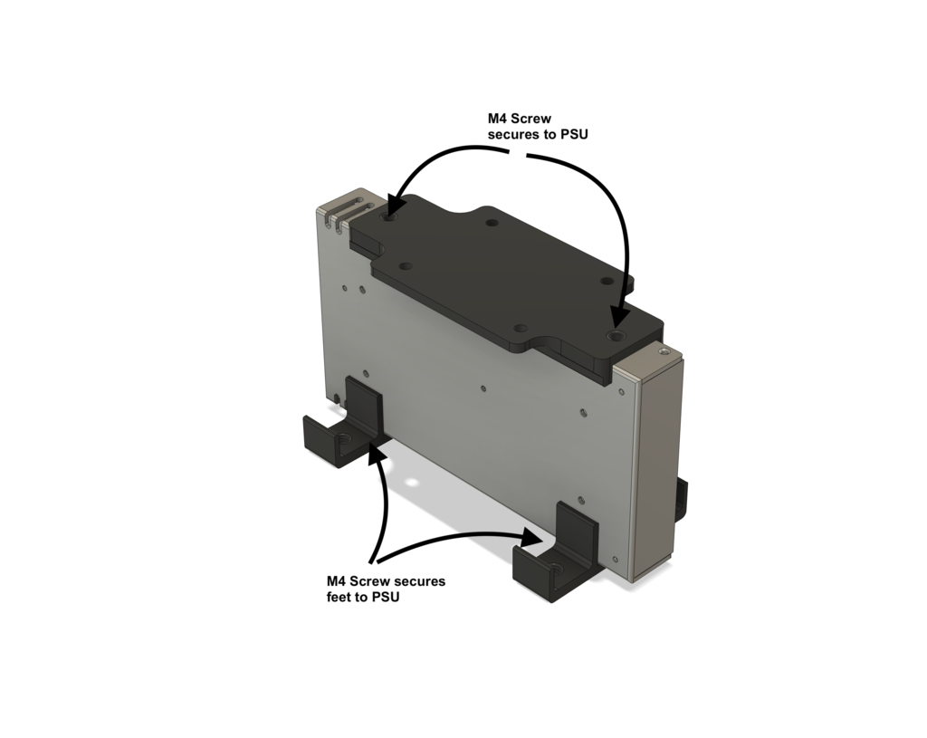 Falcon - v2 Smart Receiver - Vert PSU Mount by Derik Whittaker | Download free STL model ...