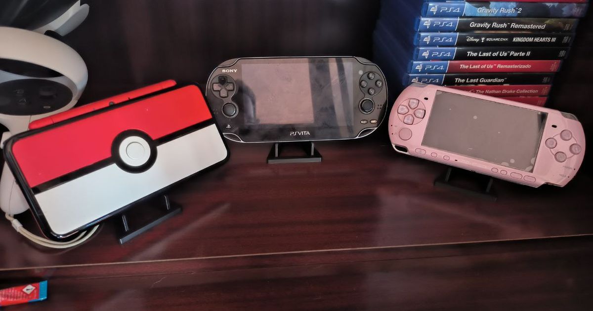 Generic handheld stand [PSP, PSVITA, STEAMDECK, 3DS] by Pencho ...