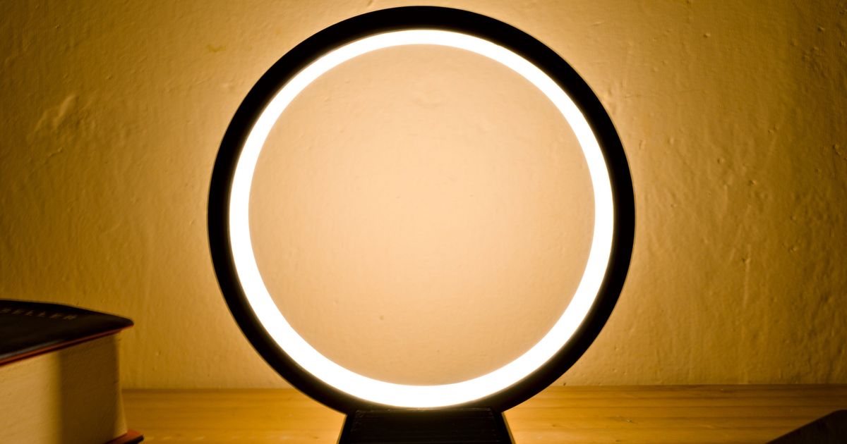 Led Ring Lamp - Multiple Sizes + .STEP by Luke's 3D | Printables Store