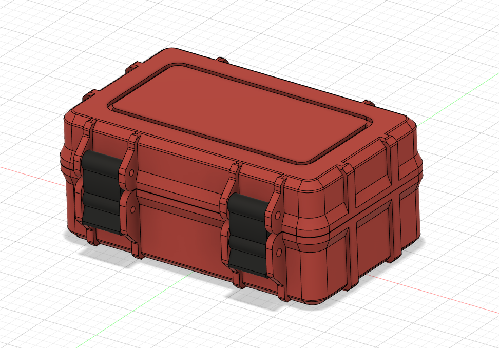 Stackable rugged box (Parametric) por IR3D Studio | Descargar modelo ...