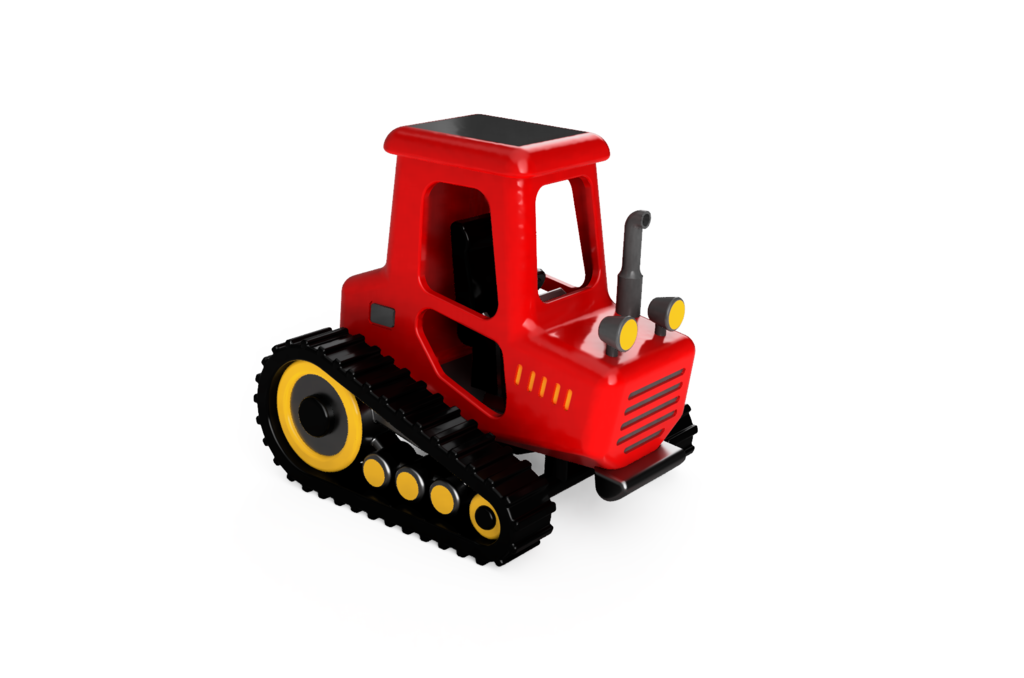 Candy Modern Tractor by Black Jack | Download free STL model ...