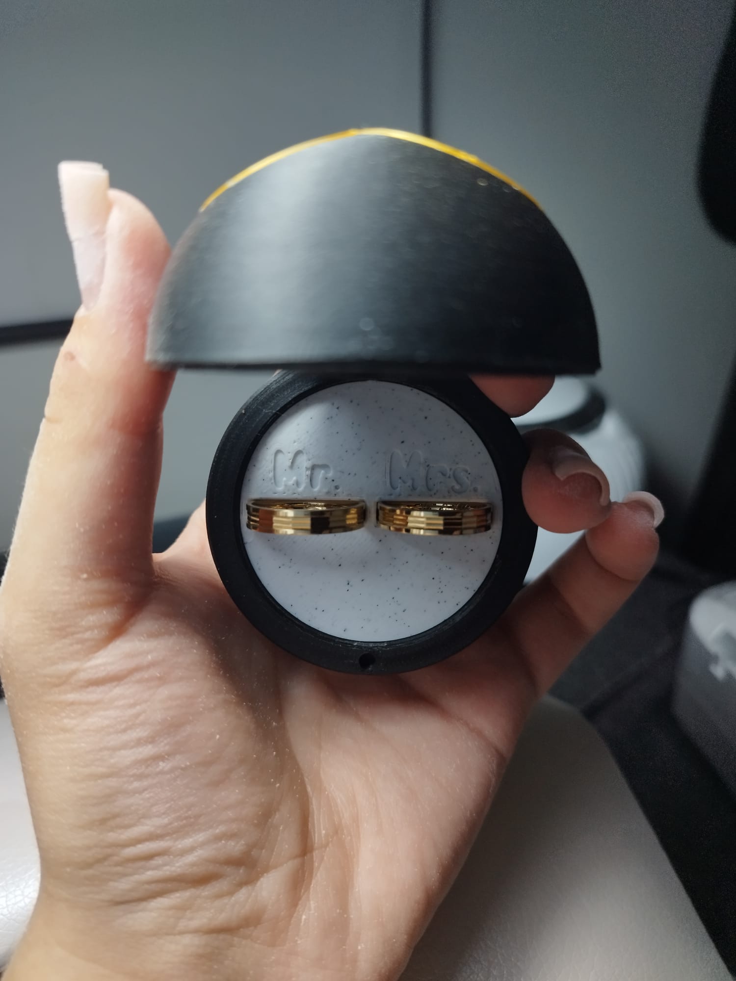 Wedding ring box insert by Shadowphyre | Download free STL model ...
