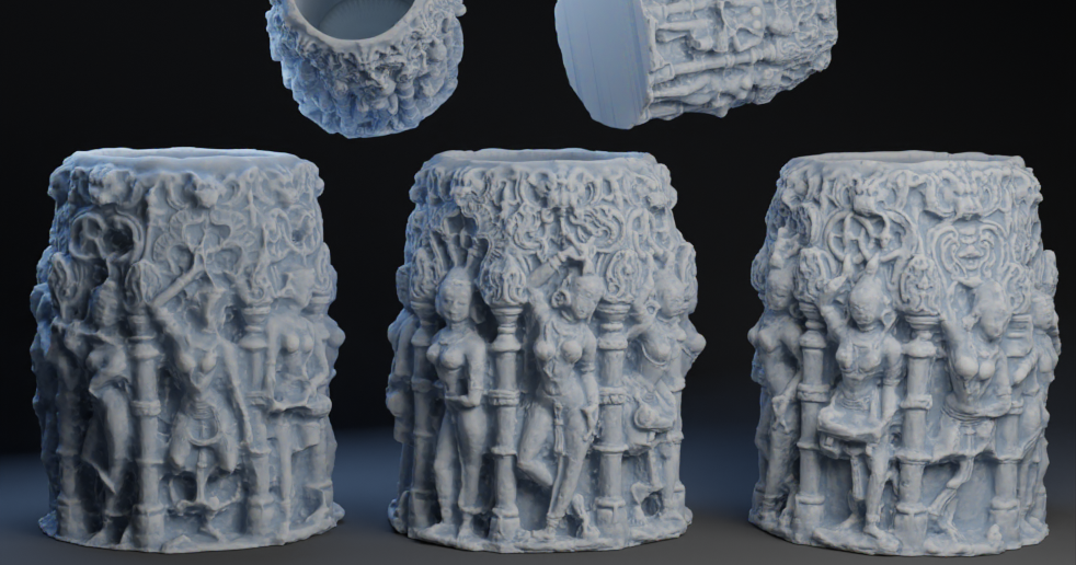 Jain Temple Column Cup by Peter Farell | Download free STL model ...