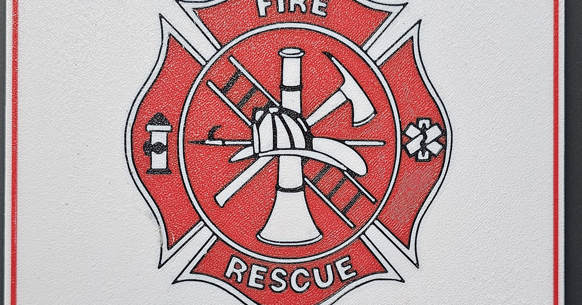 Firefighter Parking Sign (MMU) by Bytor | Download free STL model ...