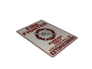 Firefighter Parking Sign (MMU) by Bytor | Download free STL model ...