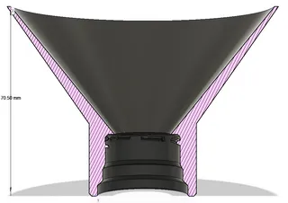 Twist Funnel Mk2 by methlon | Download free STL model | Printables.com