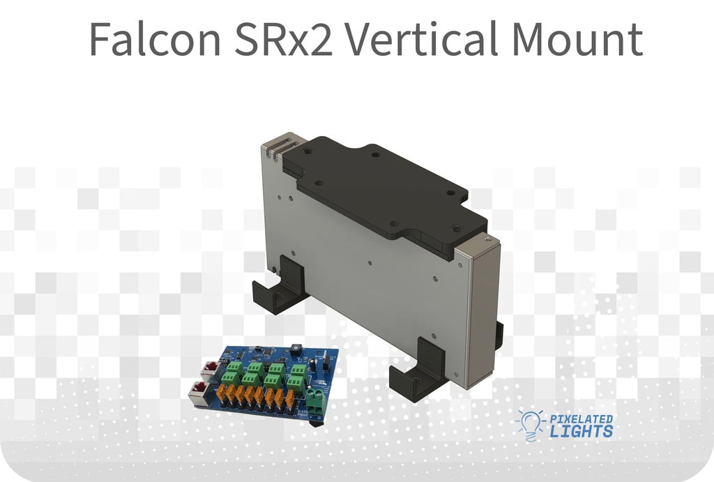 Falcon - SRx2 Smart Receiver - Vert PSU Mount by Derik Whittaker | Download free STL model ...