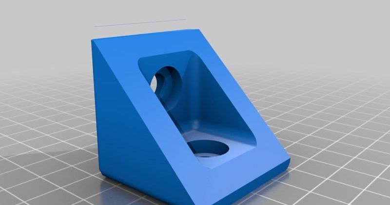 40x40 mm angle bracket by Tomislav Mihalić | Download free STL model ...