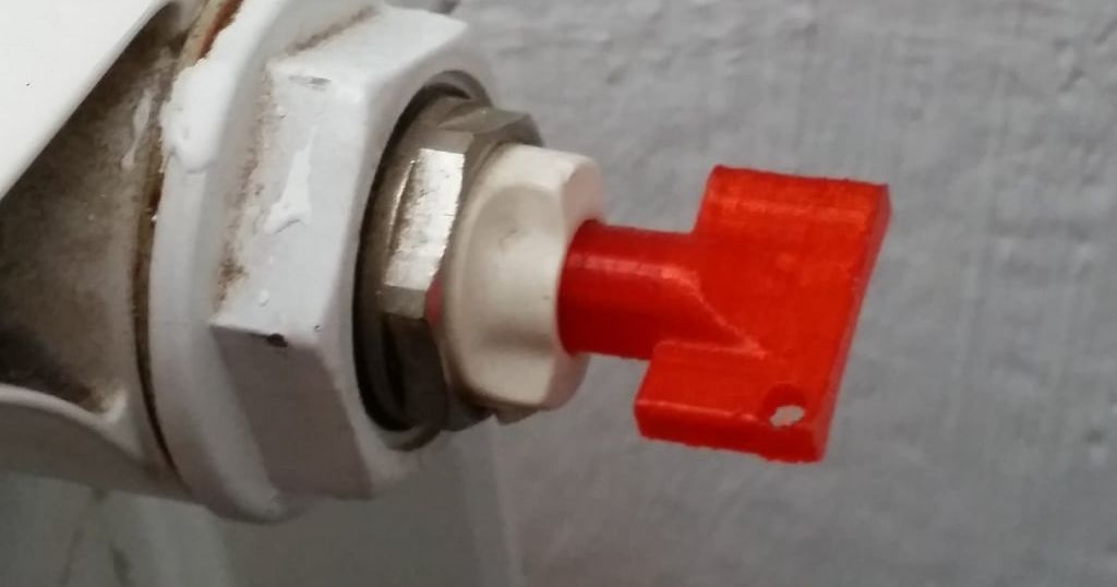 Radiator key for bleeding by Tomislav Mihalić | Download free STL model ...