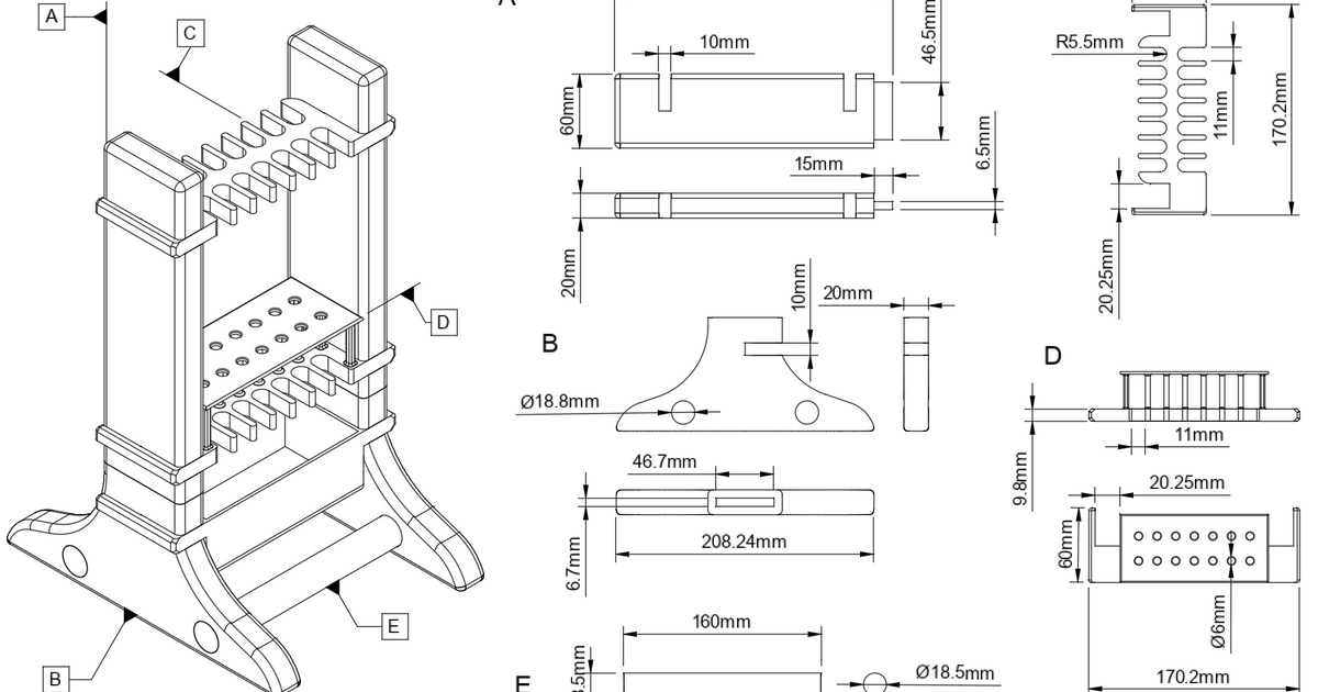 Extracellular Vesicle Rack - Izon Column by nvonniessen | Download free ...