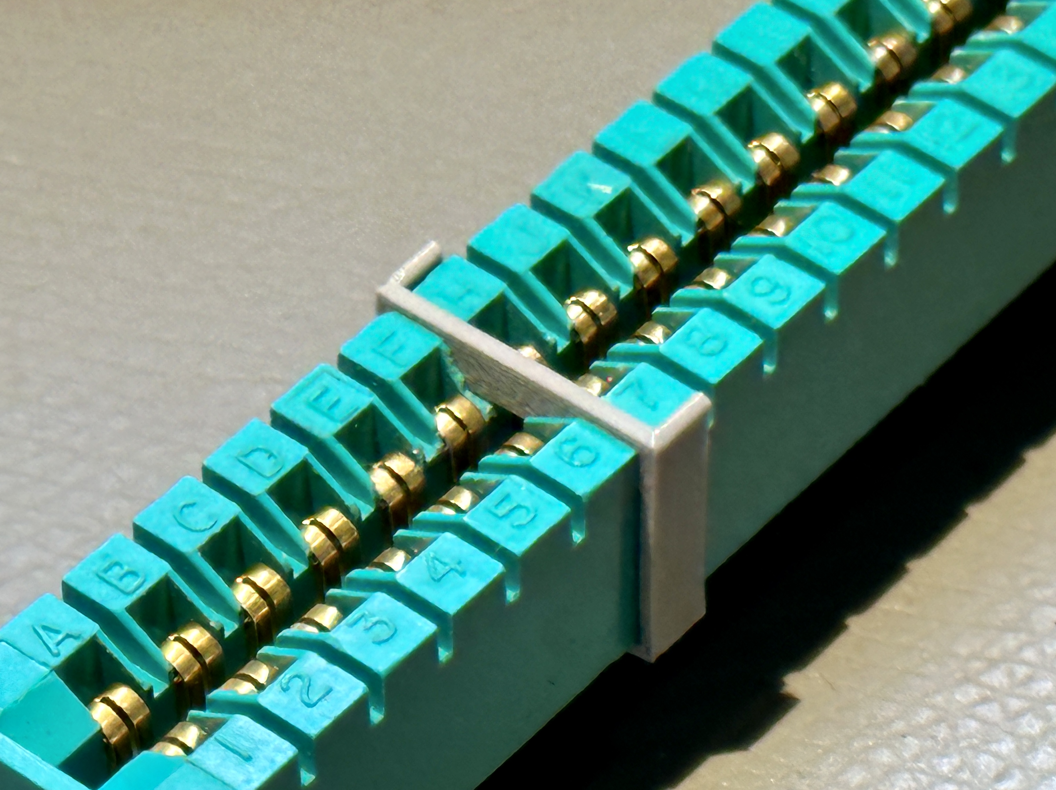 Barrier Key for Tektronix TM500-series Card Edge Connectors by ...