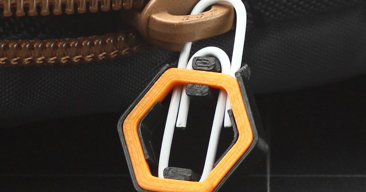 Zipper Puller by bigovereasy | Download free STL model | Printables.com