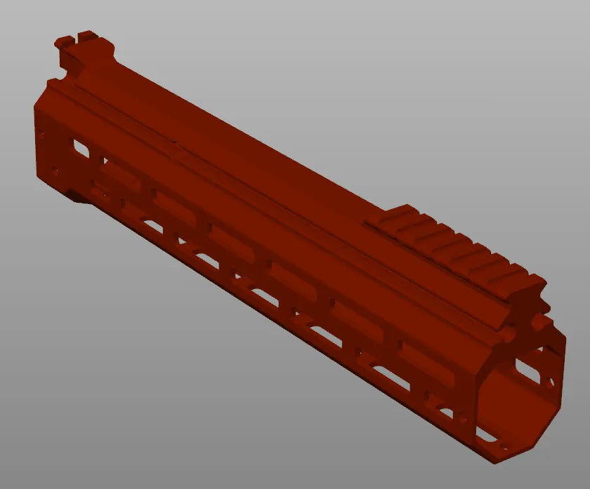Handguard, Slim EmSix 11 Inch by Patch1995 | Download free STL model ...