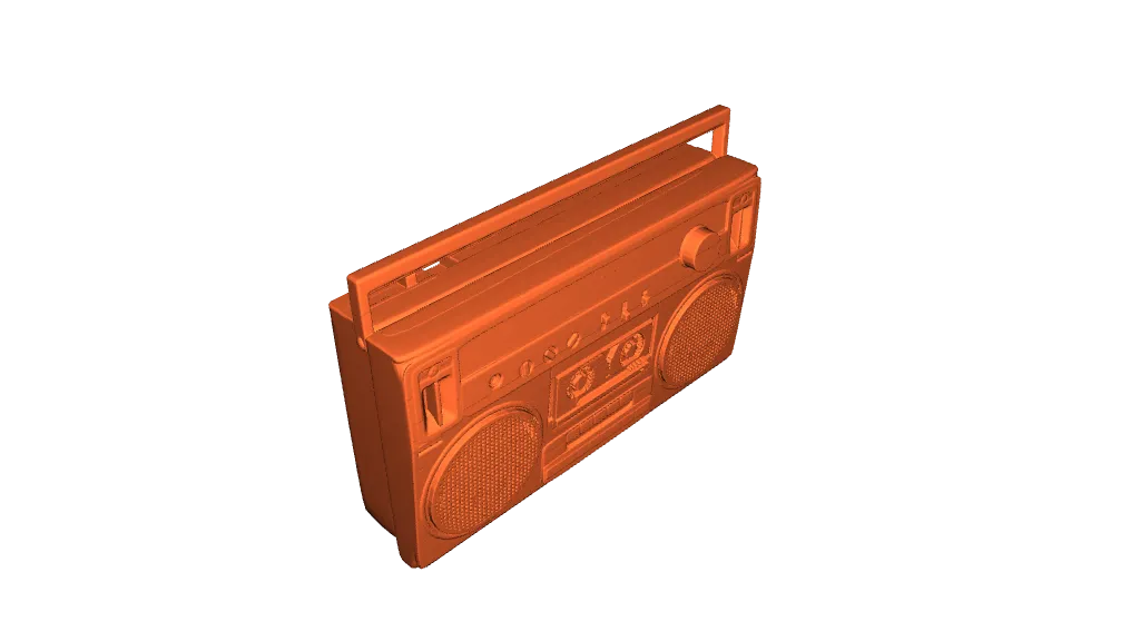 80s boom box by Peter Farell | Download free STL model | Printables.com
