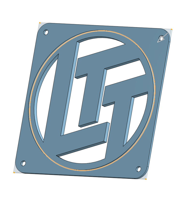 Linus Tech Tips 120mm Fan cover by CJ Bookheimer | Download free STL ...