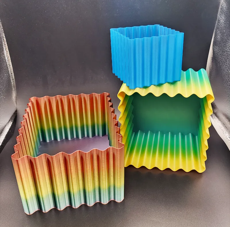 Wavy Boxes Won't Warp - Not Vase Mode by Triple G Workshop | Download ...