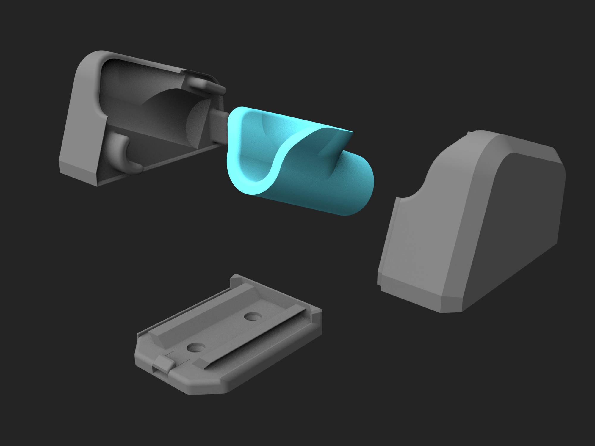 Iwata Eclipse HP-CS holder by Possum Wagon | Download free STL model ...