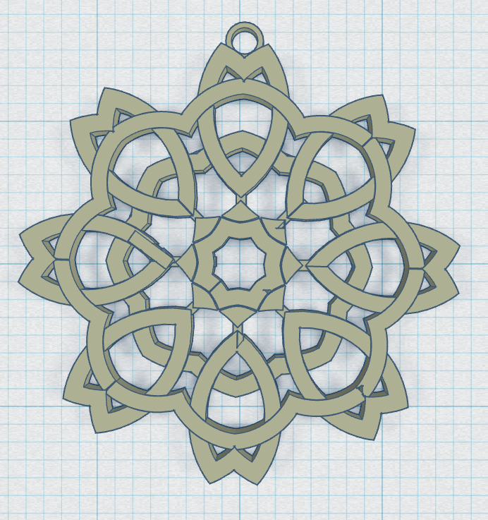 Celtic Snowflake 03 by Peter Ennist | Download free STL model ...