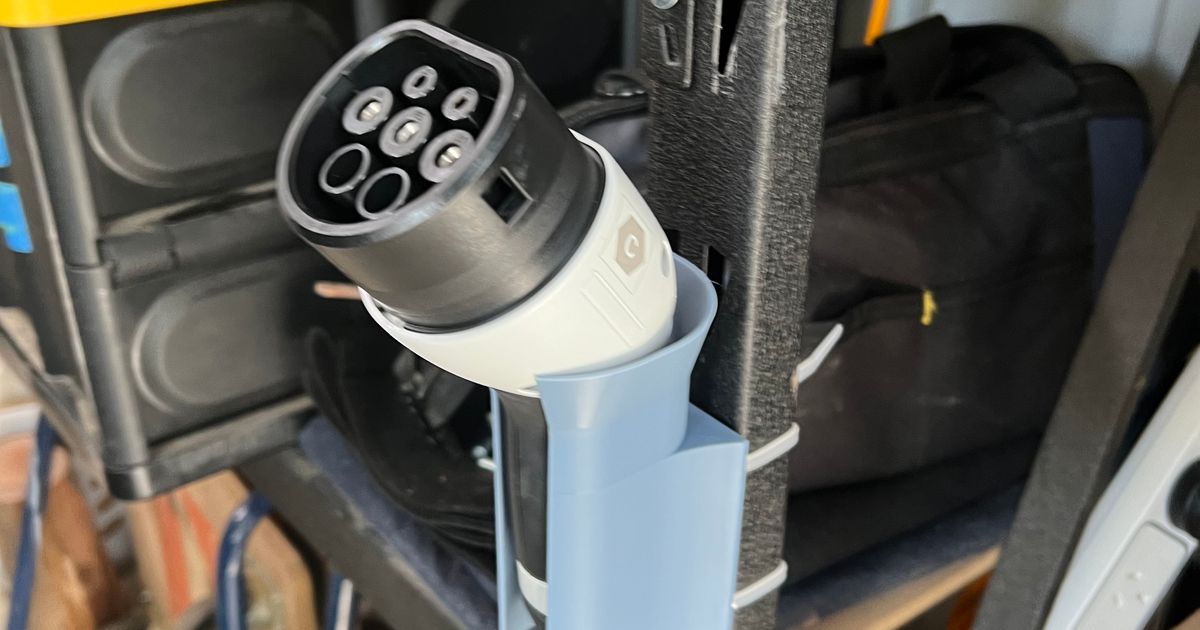 MINI Electric Charger Holder by maddijoyce | Download free STL model ...