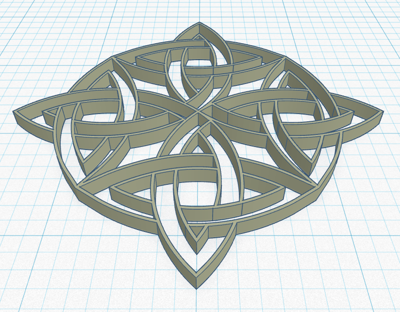 Celtic Snowflake 12 by Peter Ennist | Download free STL model ...