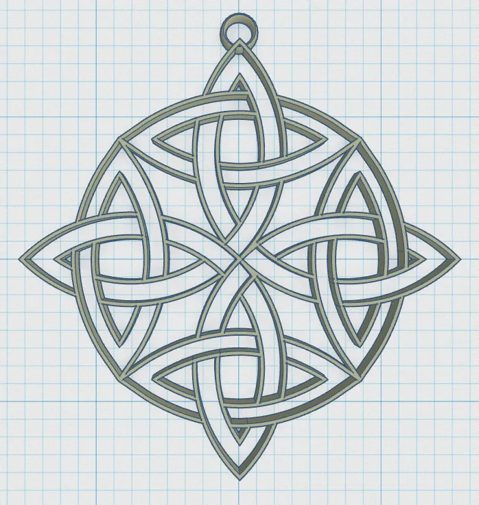 Celtic Snowflake 12 by Peter Ennist | Download free STL model ...