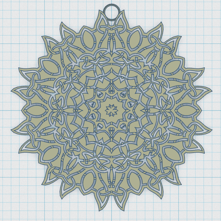 Celtic Snowflake 13 by Peter Ennist | Download free STL model ...