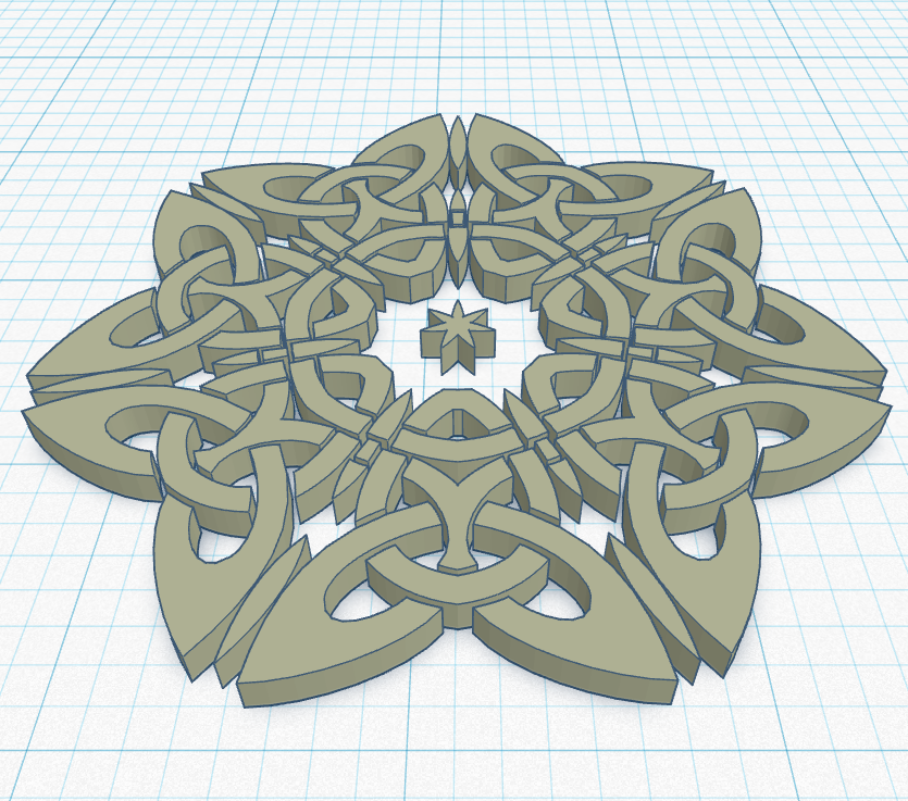 Celtic Snowflake 14 by Peter Ennist | Download free STL model ...