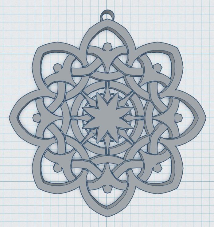 Celtic Snowflake 15 by Peter Ennist | Download free STL model ...