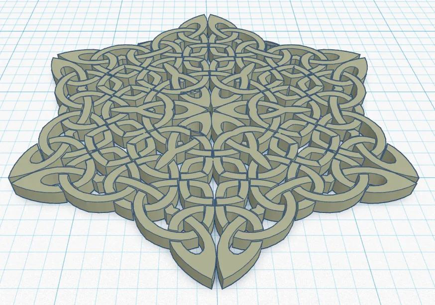 Celtic Snowflake 16 by Peter Ennist | Download free STL model ...