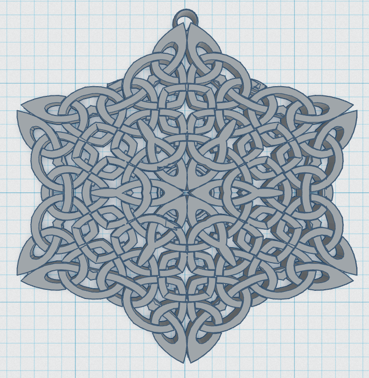 Celtic Snowflake 16 by Peter Ennist | Download free STL model ...