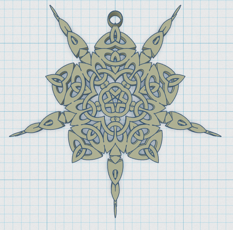 Celtic Snowflake 17 by Peter Ennist | Download free STL model ...