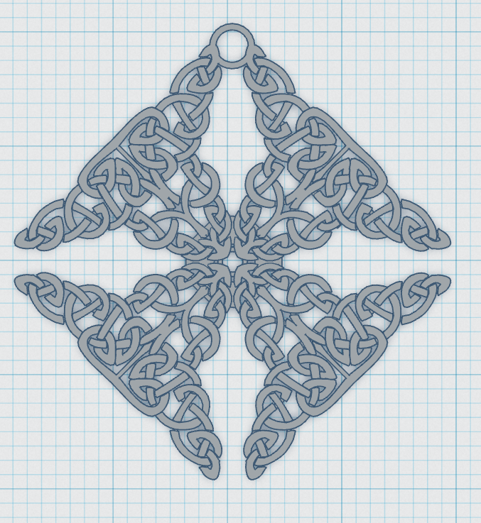 Celtic Snowflake 18 by Peter Ennist | Download free STL model ...