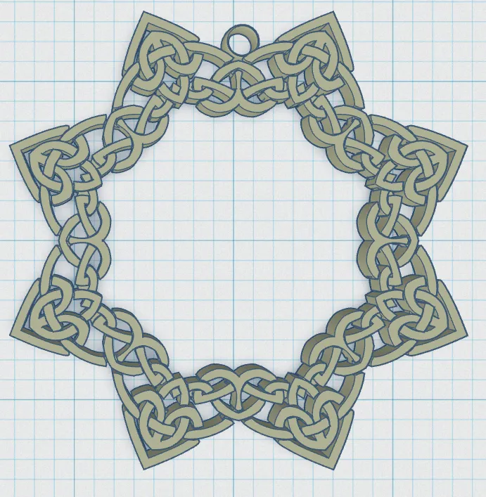 Celtic Snowflake 19 by Peter Ennist | Download free STL model ...
