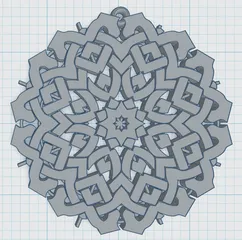 Celtic Snowflake 24 by Peter Ennist | Download free STL model ...