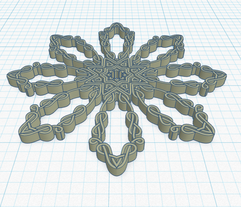Celtic Snowflake 23 by Peter Ennist | Download free STL model ...