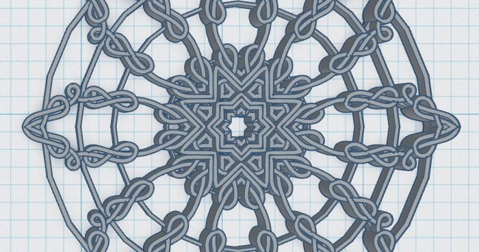 Celtic Snowflake 23 by Peter Ennist | Download free STL model ...