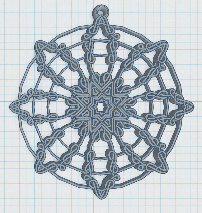 Celtic Snowflake 23 by Peter Ennist | Download free STL model ...