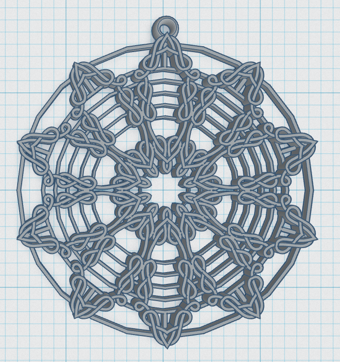 Celtic Snowflake 24 by Peter Ennist | Download free STL model ...