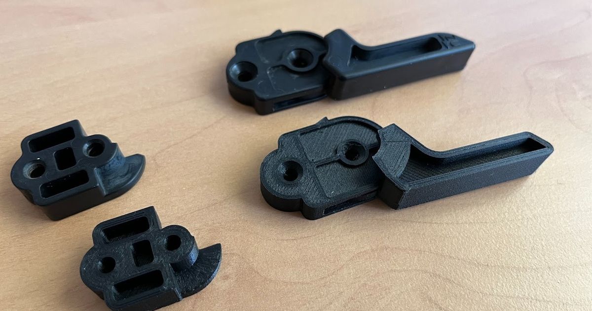 Maco Window Shutters Center Closure by roor77 | Download free STL model ...