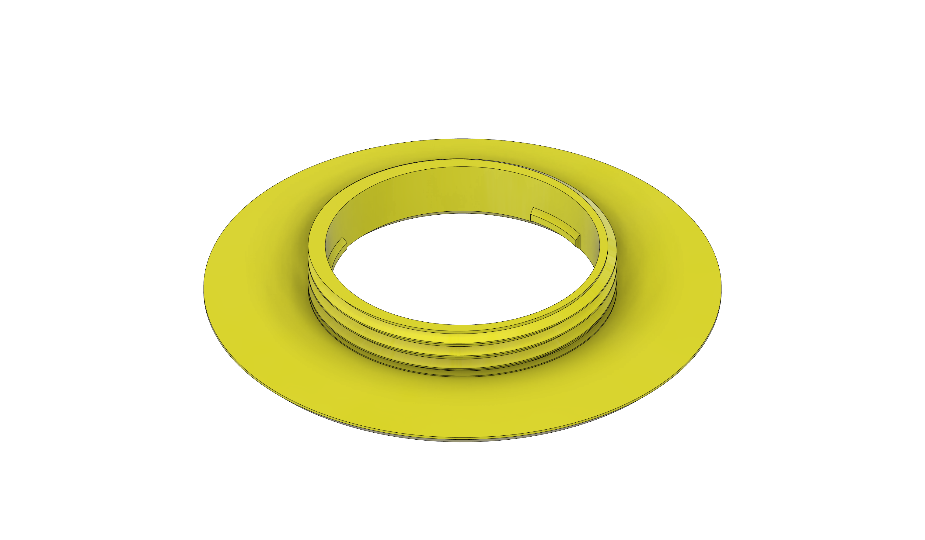 Modular Hydroponics Tower - Threaded Bucket Lid Adapter by TechnoVardo ...